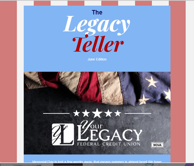 Your Legacy Federal Credit Union – Your Community, Your Legacy